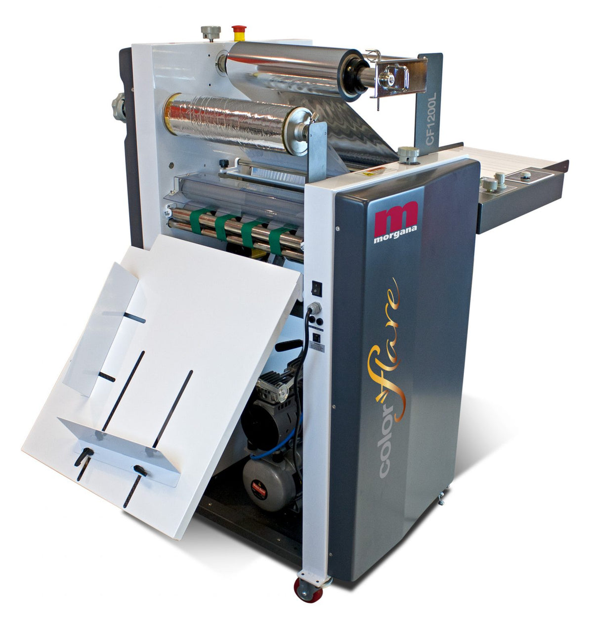 Morgana CF1200L ColorFlare foiling and laminating system — Ultimate Print Finishing